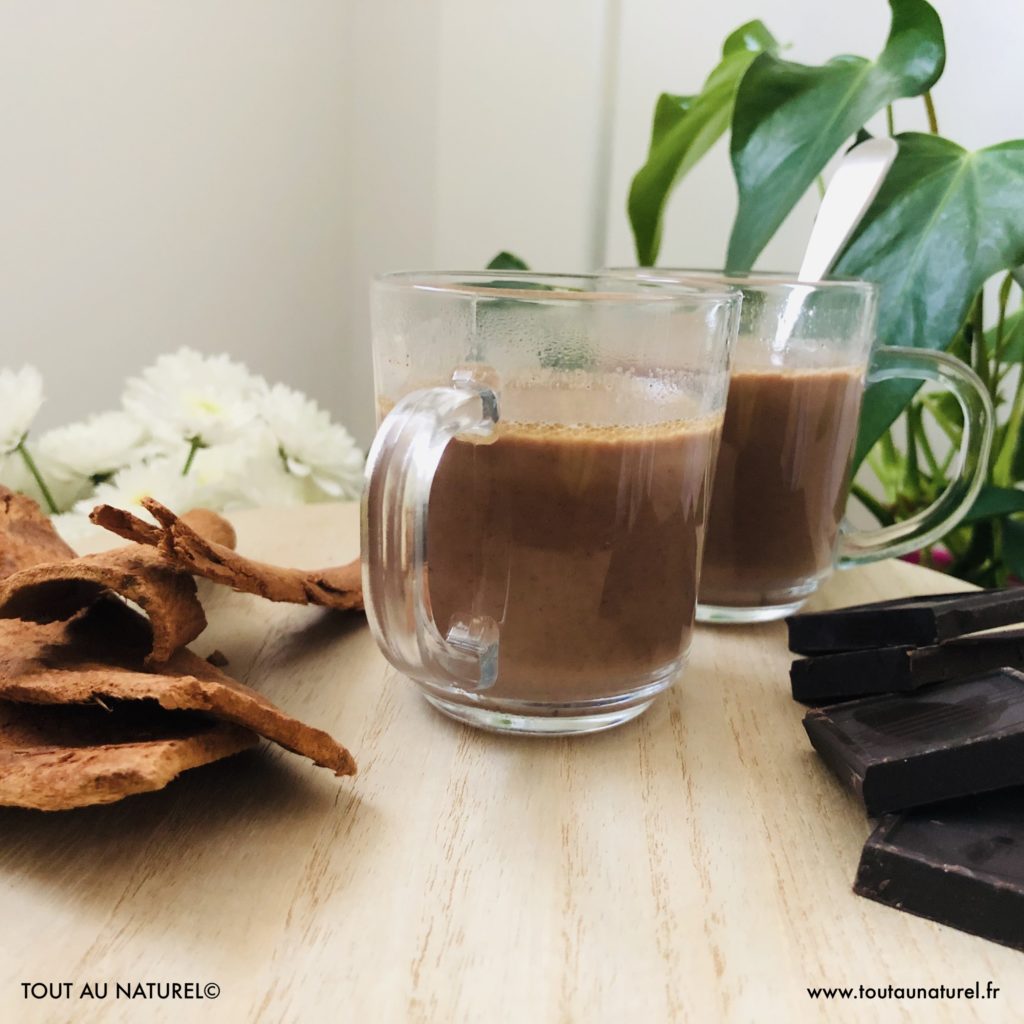Recette chocolat chaud avec Kako - version végétalienne - Tout au naturel